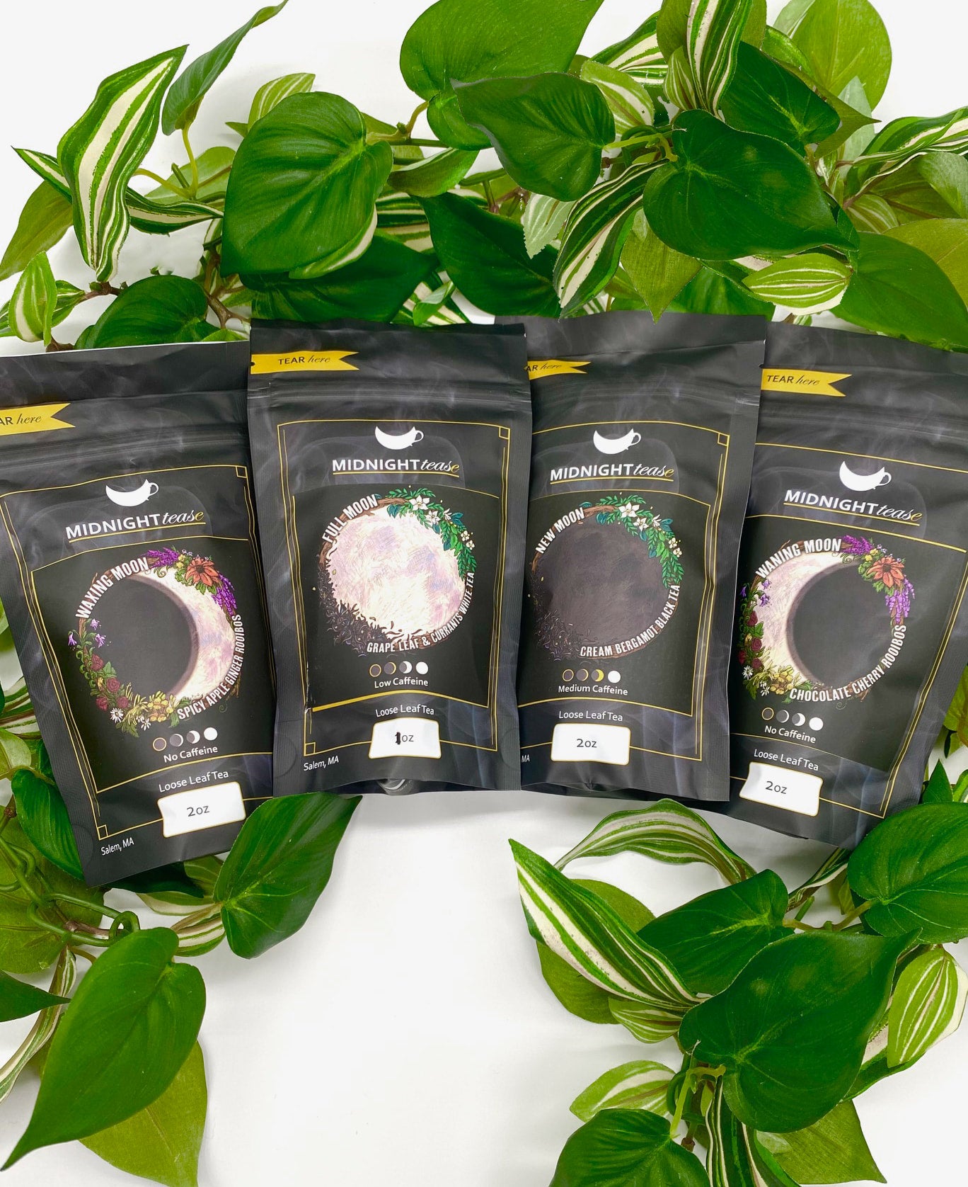 Get all four Lunar Phase teas | Midnight Teas(e)
